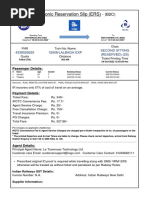Fake Train Ticket Document | PDF | Identity Document | Ticket (Admission)