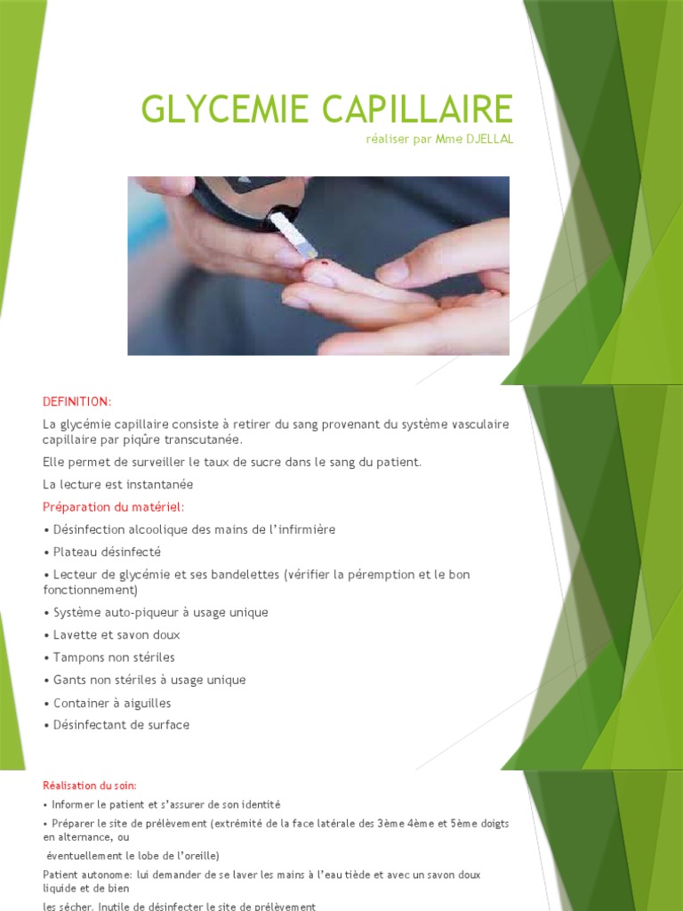 Glycemie Capillaire | PDF