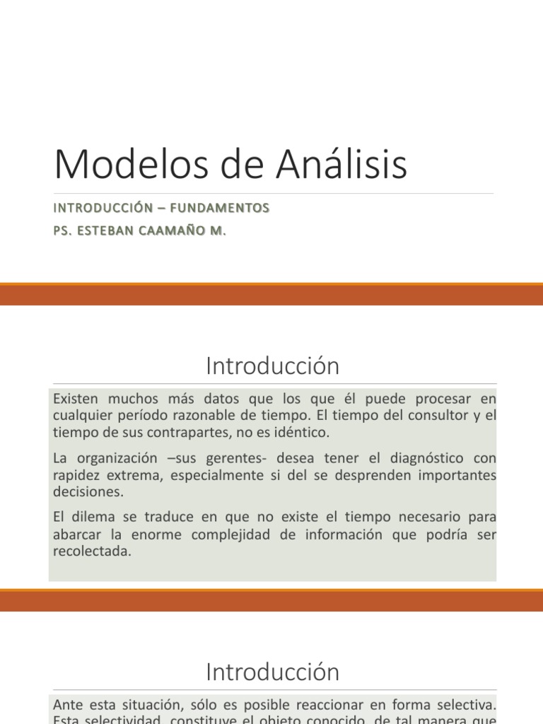 03 - Modelos de Análisis | PDF | Planificación