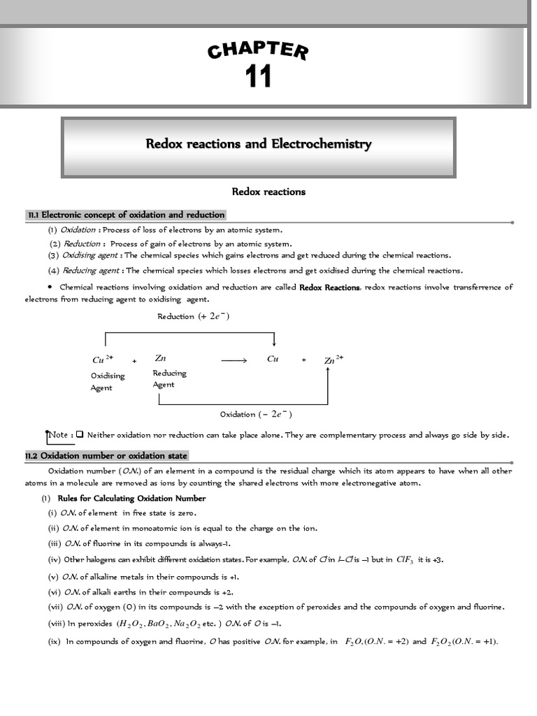 Understanding Redox Reactions: An In-Depth Examination of Oxidation ...