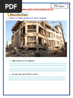 Sit Didactica Los Sismos | PDF | Temblores | Tierra