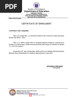 4Ps CERTIFICATE 2021 For Record Update | PDF