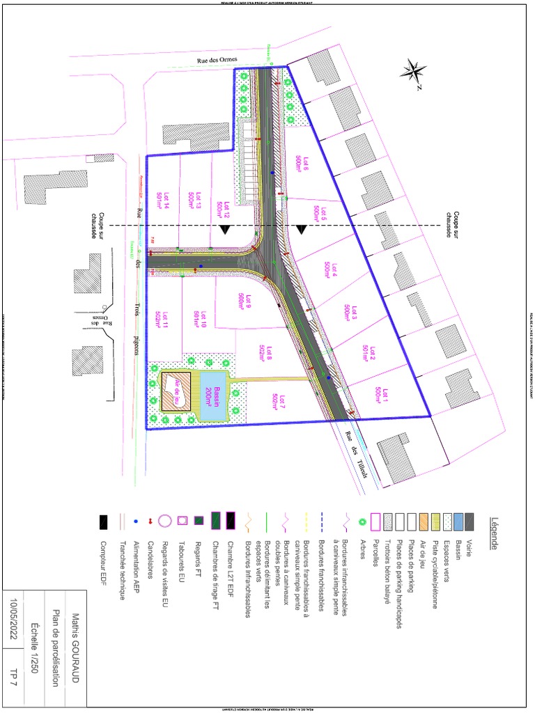 Plan de Parcelle - Mathis Gouraud tp7 | PDF