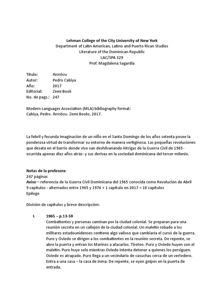 Reibou Professor Notes | PDF