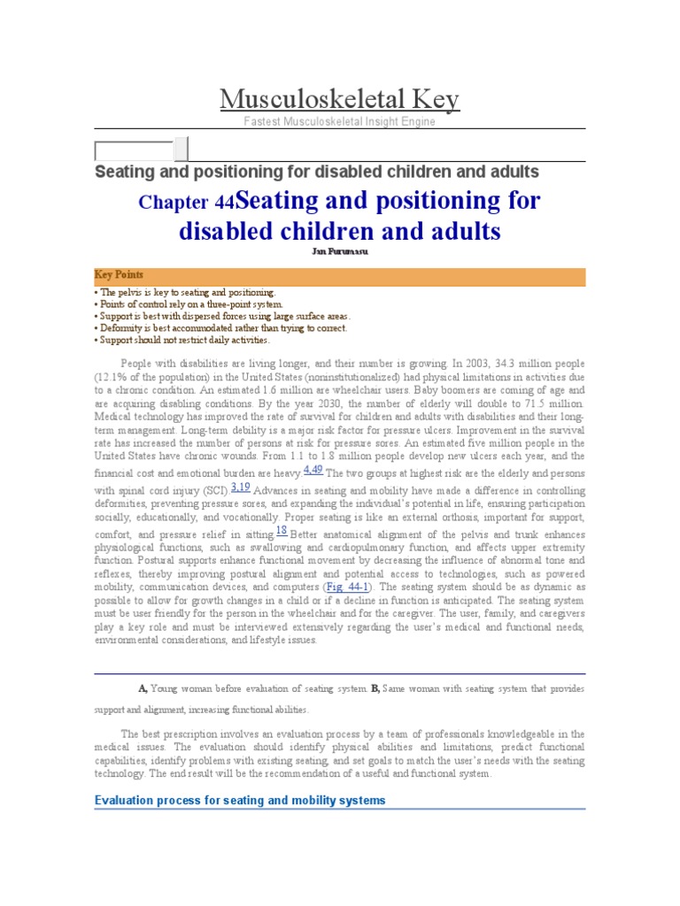 Providing Proper Postural Support: A Comprehensive Guide to Evaluating ...