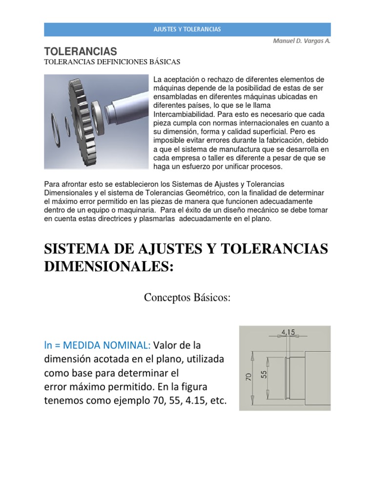 07 Ajuste y Tolerancias | PDF | Tolerancia de ingeniería
