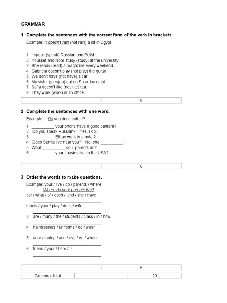 Копия EF4e Elem Filetest 03a | PDF | English Language | Linguistics