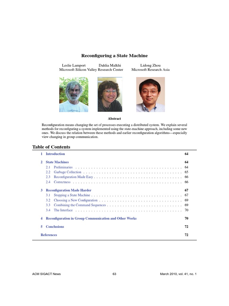 Paxos Reconfigurable | Download Free PDF | Computer Engineering | Concurrent Computing