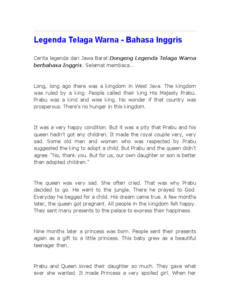Telaga Warna Jawa Barat | PDF