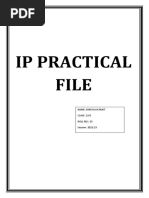 CLass 12 CS Practical File 2022-23 | PDF | Computer Program | Programming