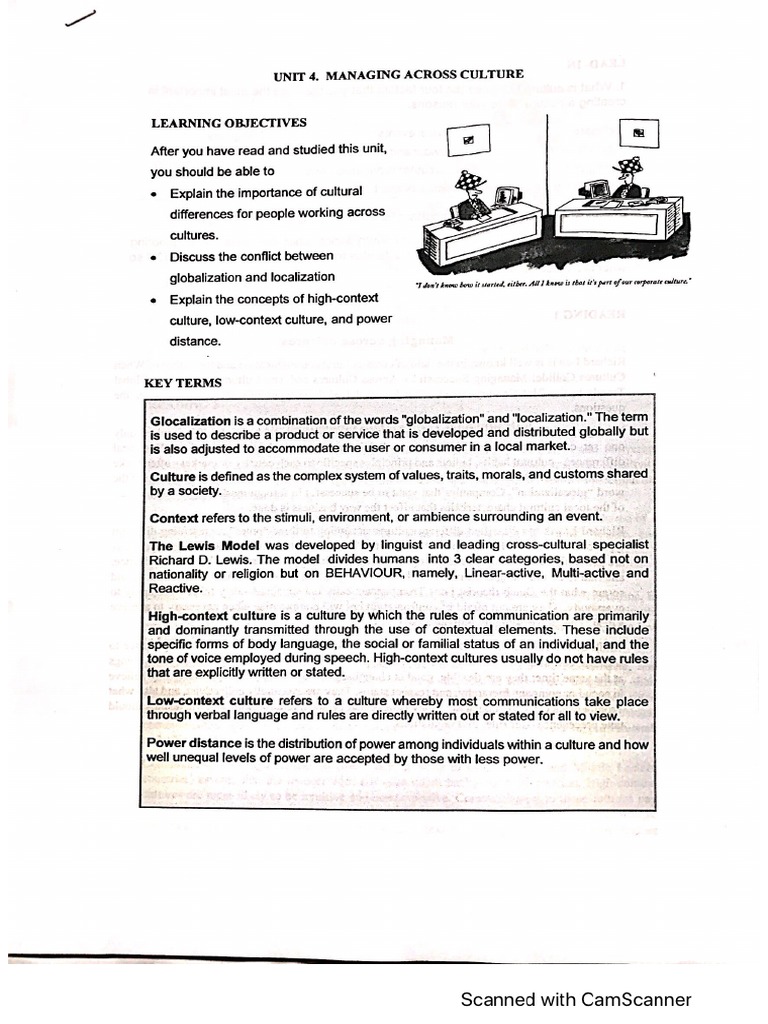 Unit 4 Managing A Cross Culture | PDF