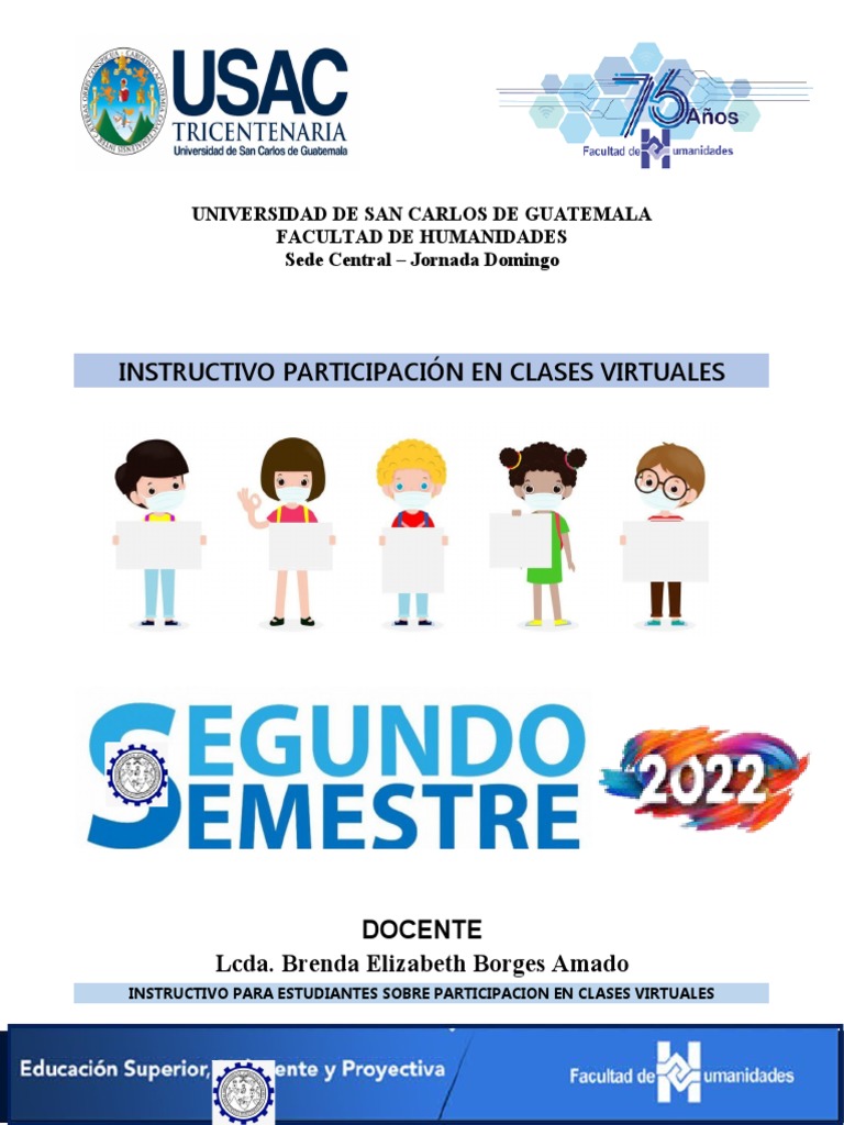 INSTRUCTIVO Clases Virtuales | PDF