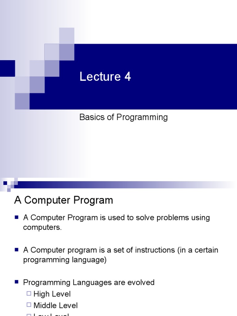 Lecture 4 | PDF | Data Type | Boolean Data Type Lecture 4 | PDF | Data Type | Boolean Data Type