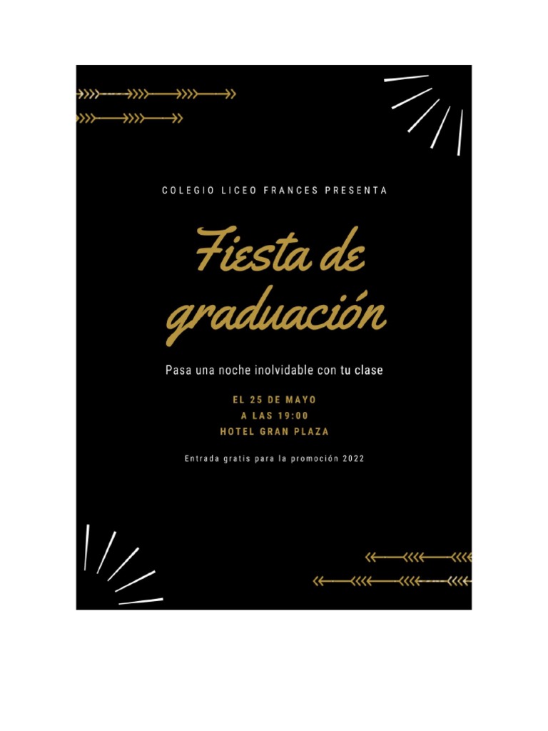 Cartel de Graduacion | PDF