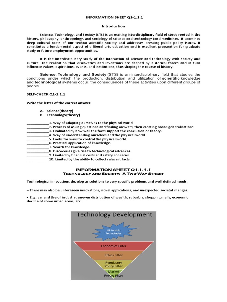 STS Reviewer | PDF | Social Science