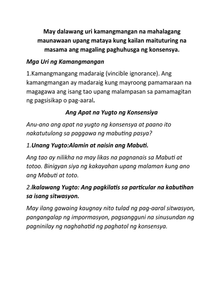 May Dalawang Uri Kamangmangan Na Mahalagang Maunawaan Upang Mataya Kung ...
