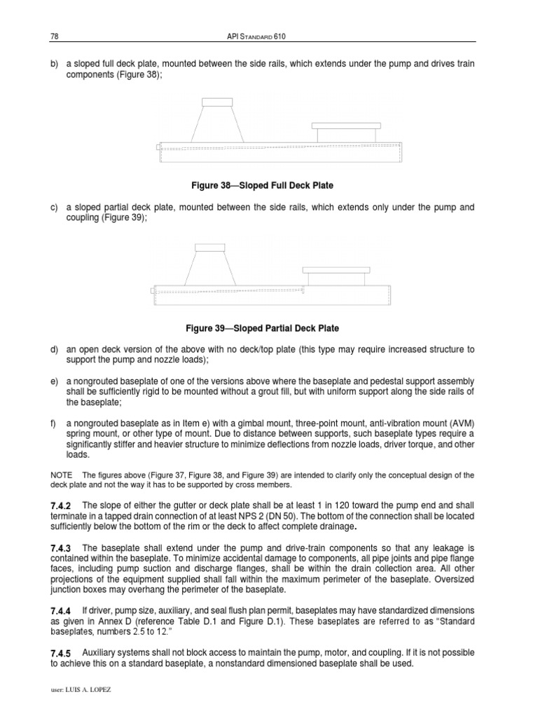 Pump Slope Deck Plate | PDF | Pump | Pipe (Fluid Conveyance)