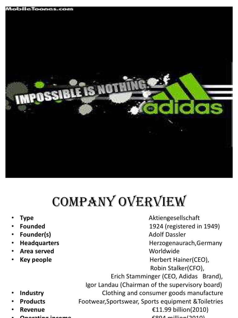 Adidas | PDF | Adidas | Supply Chain