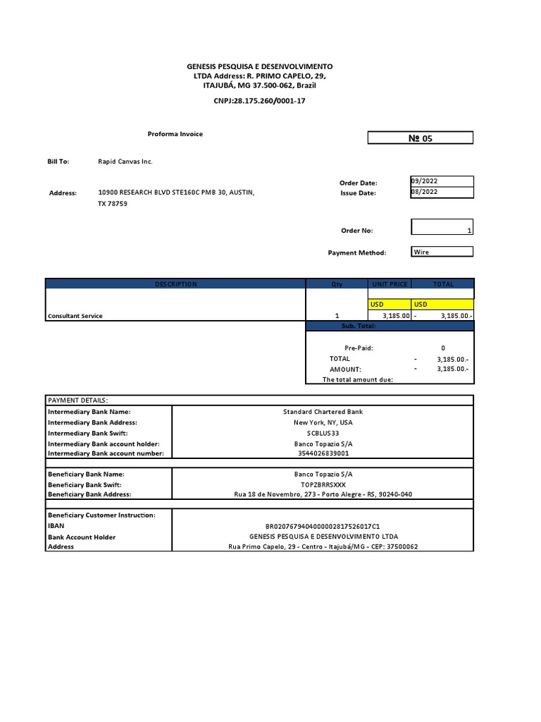 Invoice July | PDF | Money | Financial Technology