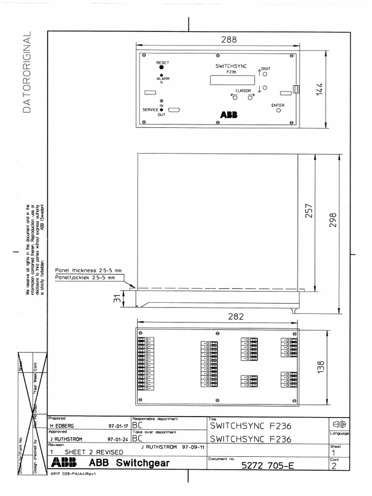 ABB Switchsync F236 | PDF