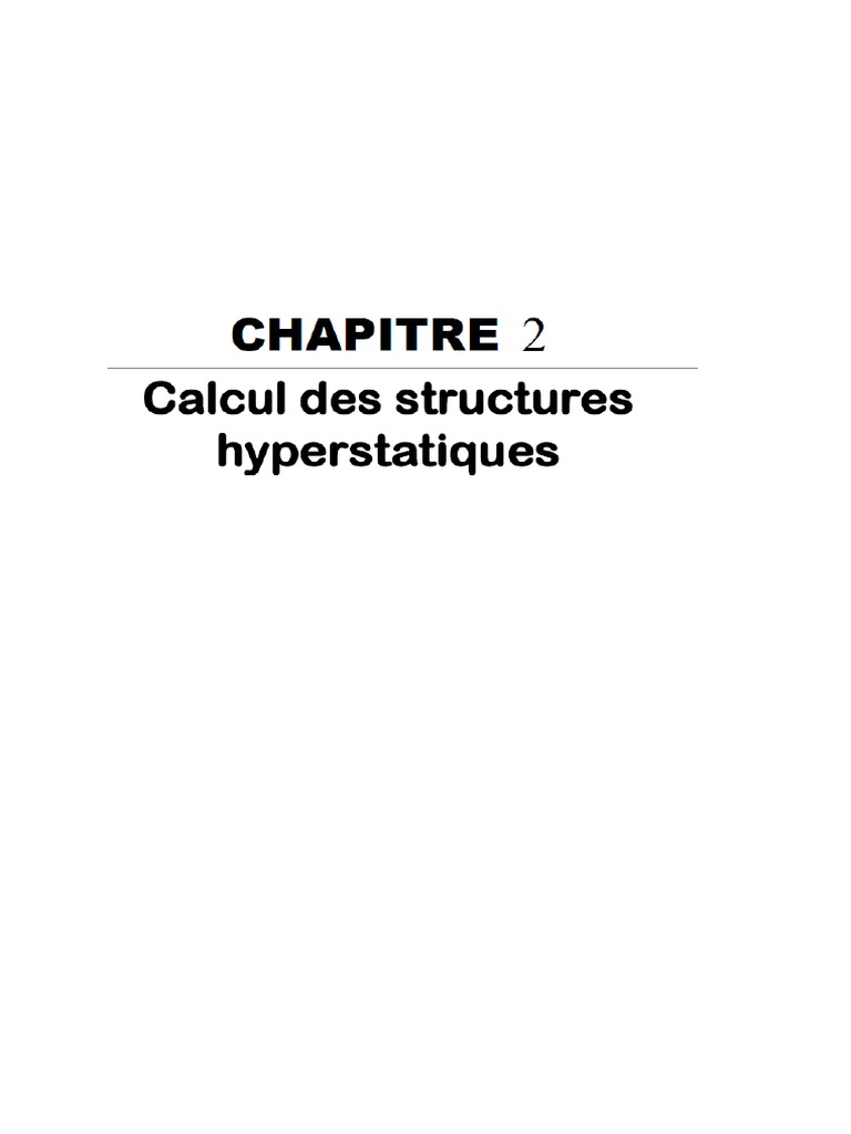 Systemes Hyperstatiques | PDF