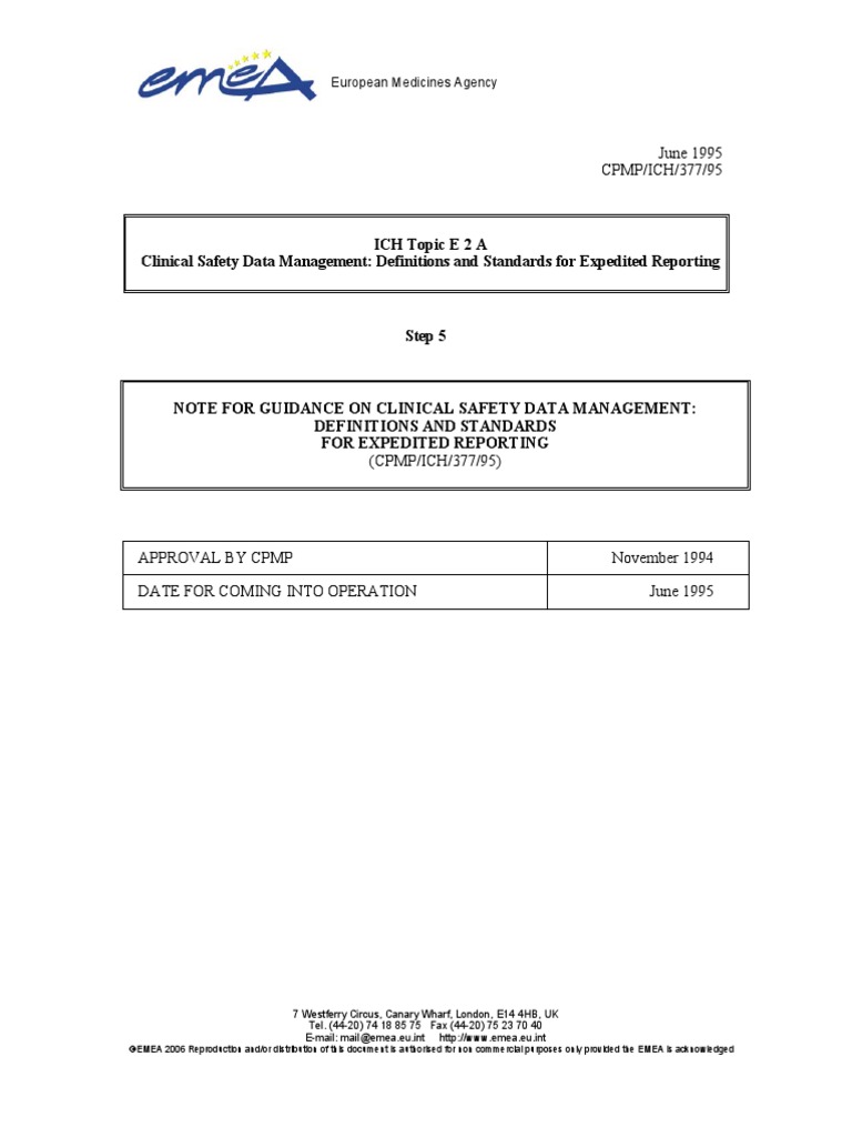 Clinical Safety Data Management AE SAE ADR Reporting | PDF | Clinical ...