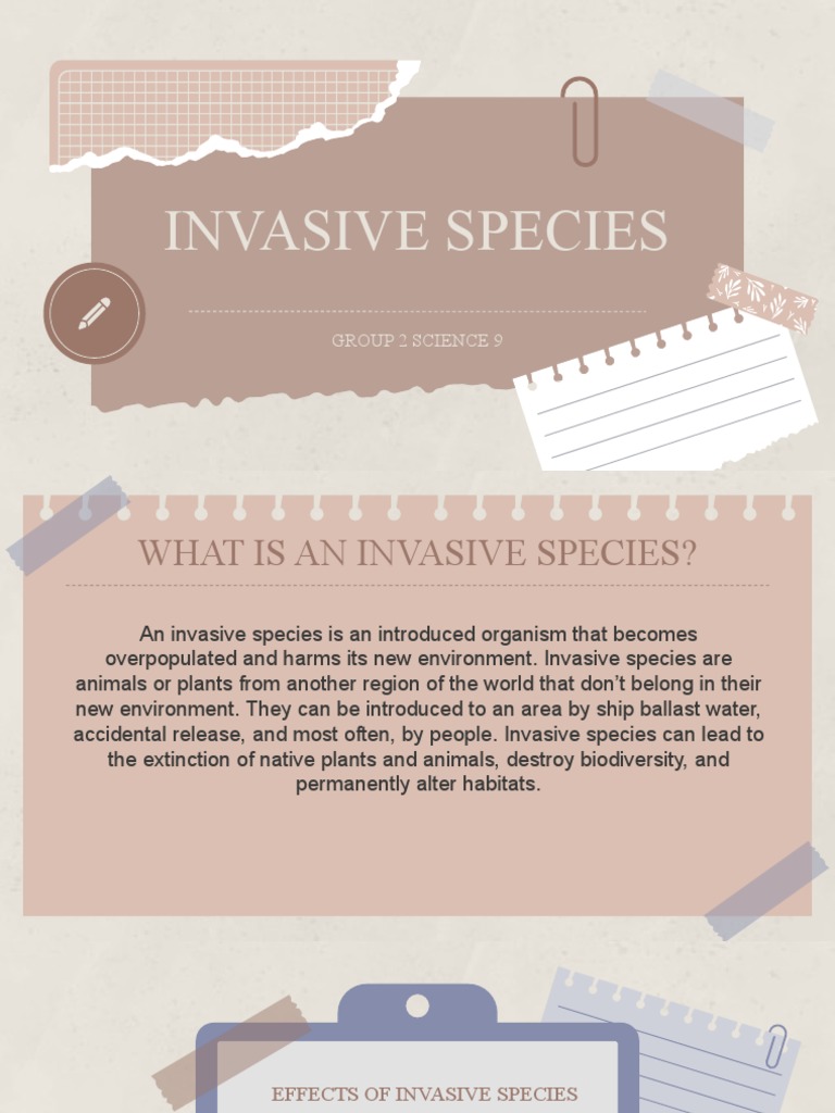 Invasive Species Quiz Guide | PDF | Invasive Species | Organisms