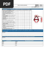 Formato de Inspección Arnés de Seguridad | PDF | Corrosión | Metalurgia