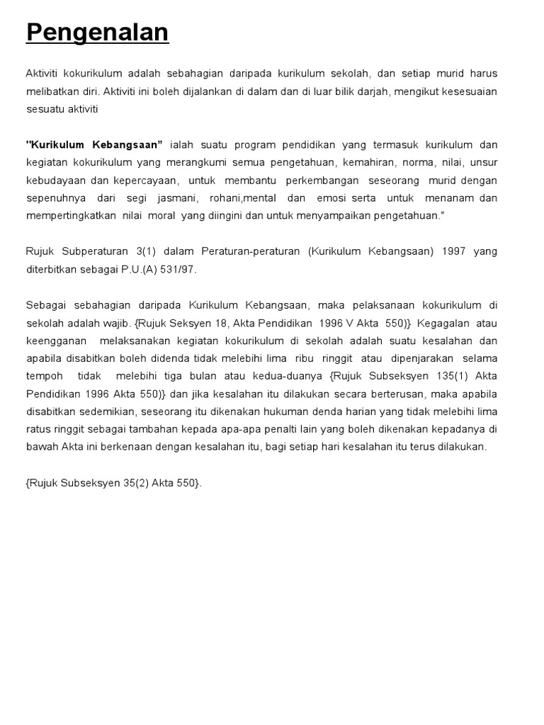 Buku Panduan Pengurusan SK Sundar 2022 2023 | PDF