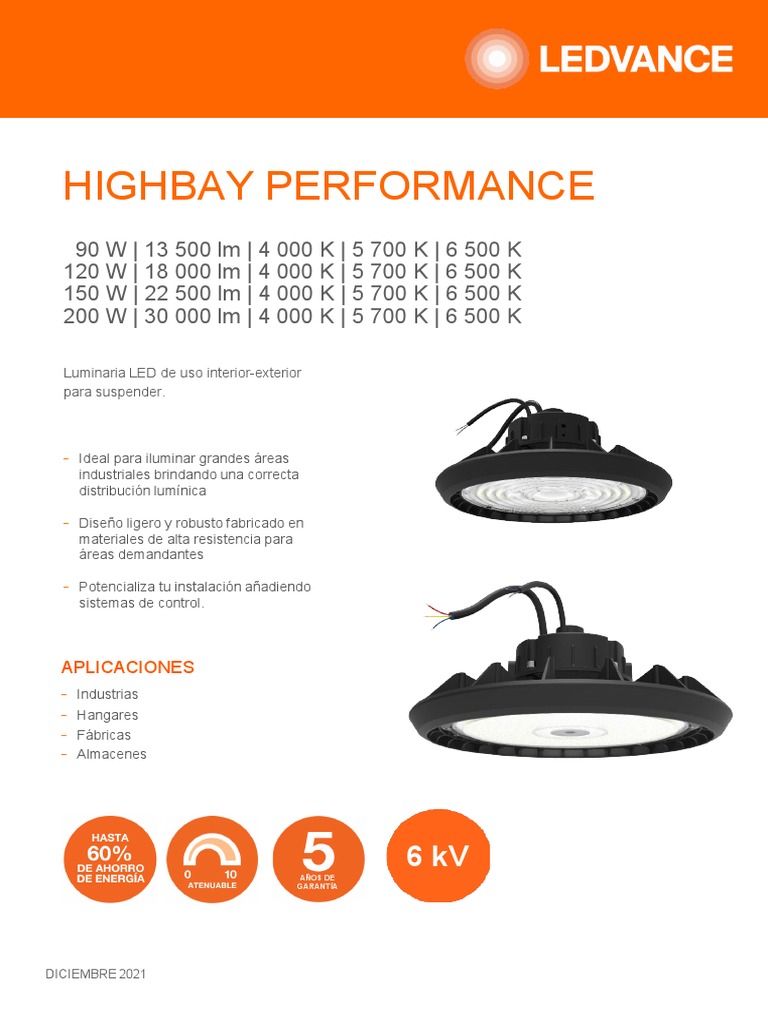 Ledvance® HB PFM 2022 | PDF | Metrología | Cantidad