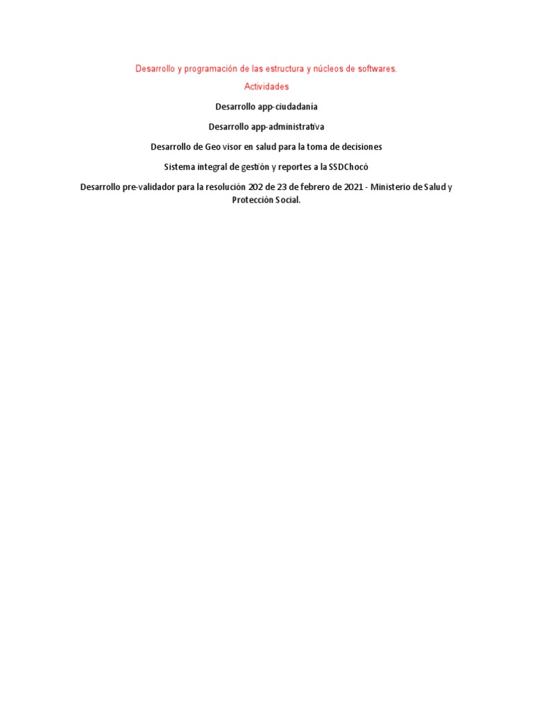 Desarrollo y Programación de Las Estructura y Núcleos de Softwares | PDF