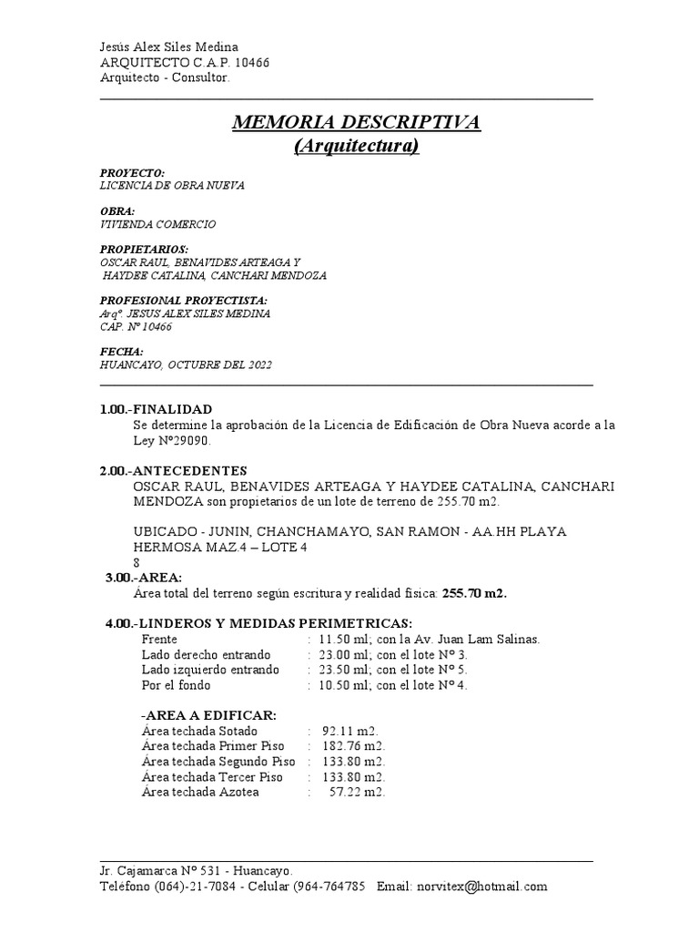 Oscar Memo Arq 2022 | PDF | Administracion del Agua | Suministro de agua