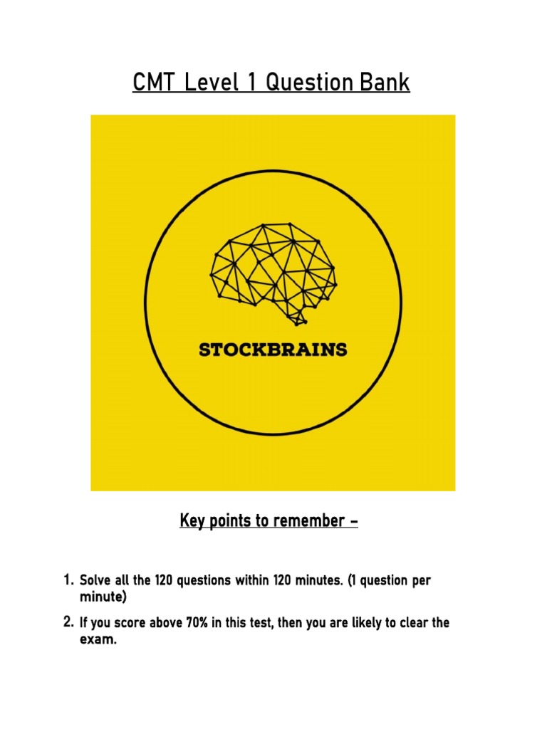 CMT L1 Question Bank (Set 2) | PDF | Yield (Finance) | Bonds (Finance)
