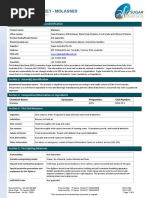 Sugar Cane Molasses MSDS Overview | PDF | Molasses | Sugarcane