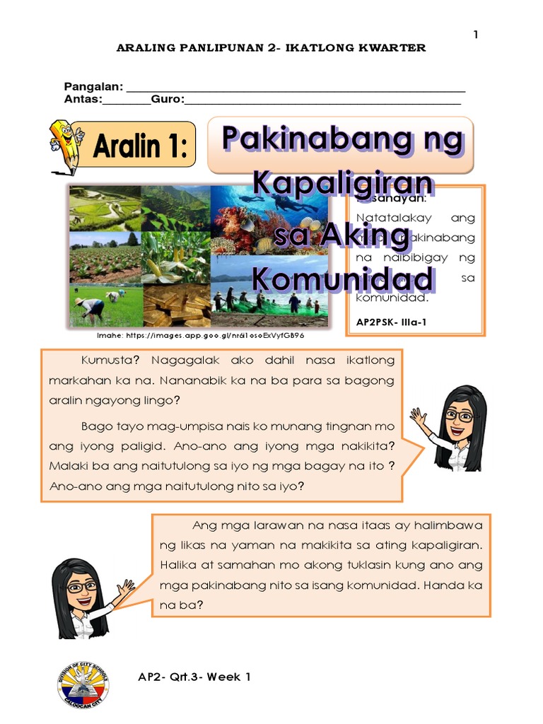 AP 2 Q3 Week 1 | PDF