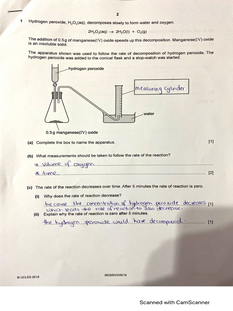 Chem Paper 6 | PDF