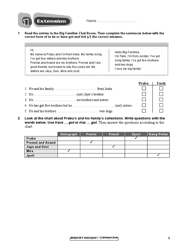 Unit 1 Reading Comprehension Grammar Writing | PDF | Linguistics
