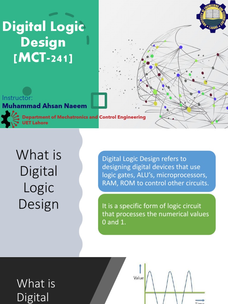 01 Week01 IntroductionAndNumberSystem SecA Part1 | PDF | Logic Gate ...