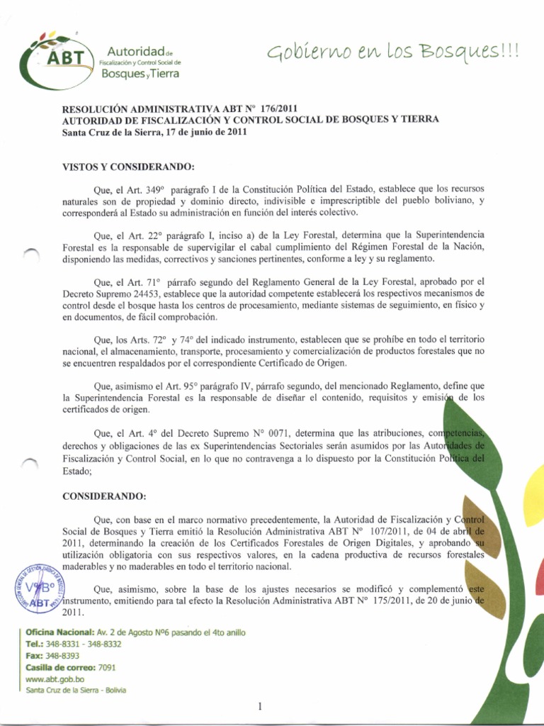 RA-ABT-176-2011 Aprob - Direct.Tec.Nº 002 2011 Proced - Emisión CFOS D ...