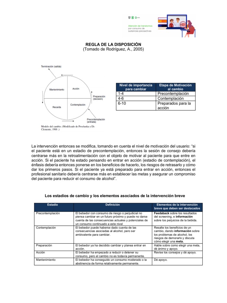 Significado de la Disposición en Intervención | PDF
