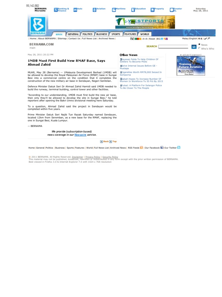 First 1MDB Project | PDF