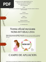 NORMA Oficial Mexicana NOM-007-SSA2-2016 | PDF