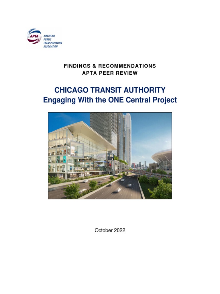 APTA Peer Review - One Central Development | PDF | Public Transport | Rail Transport
