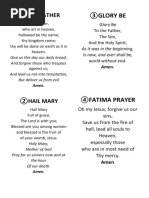 The Our Father Sequencing Activity Sheet | PDF