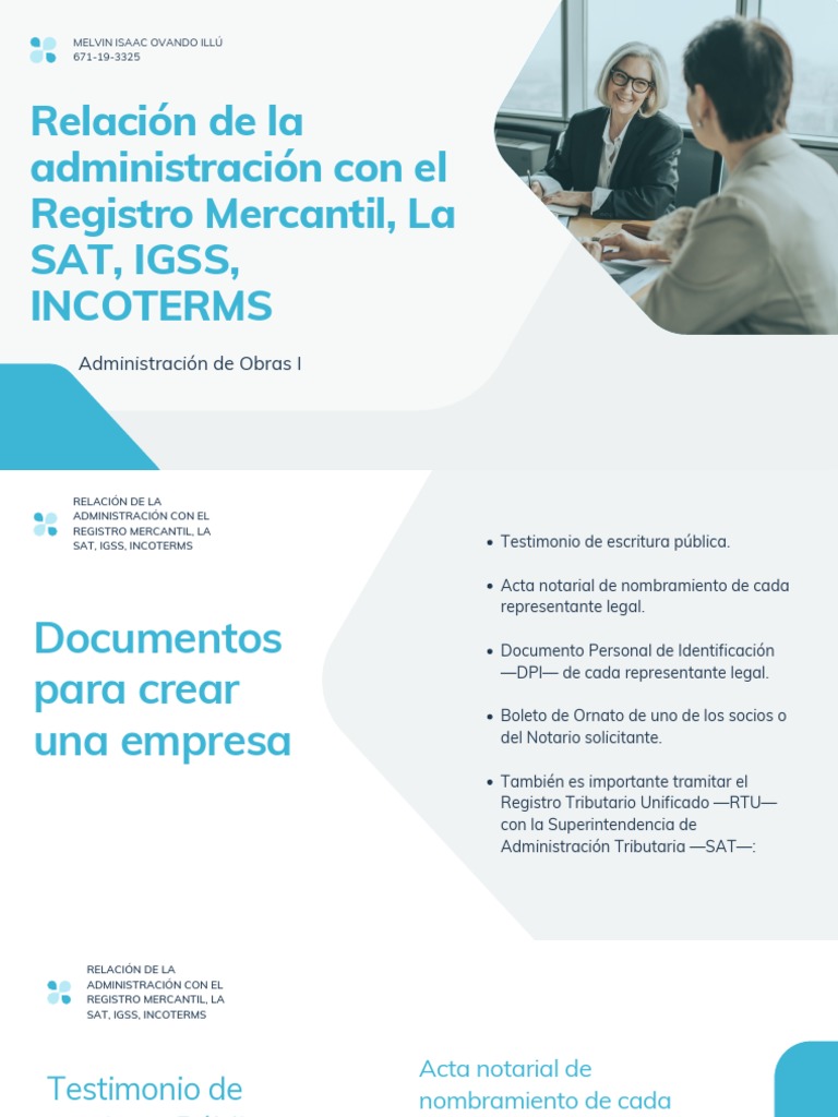 Documentos para Crear Una Empresa | PDF | Derecho Civil (Common Law)