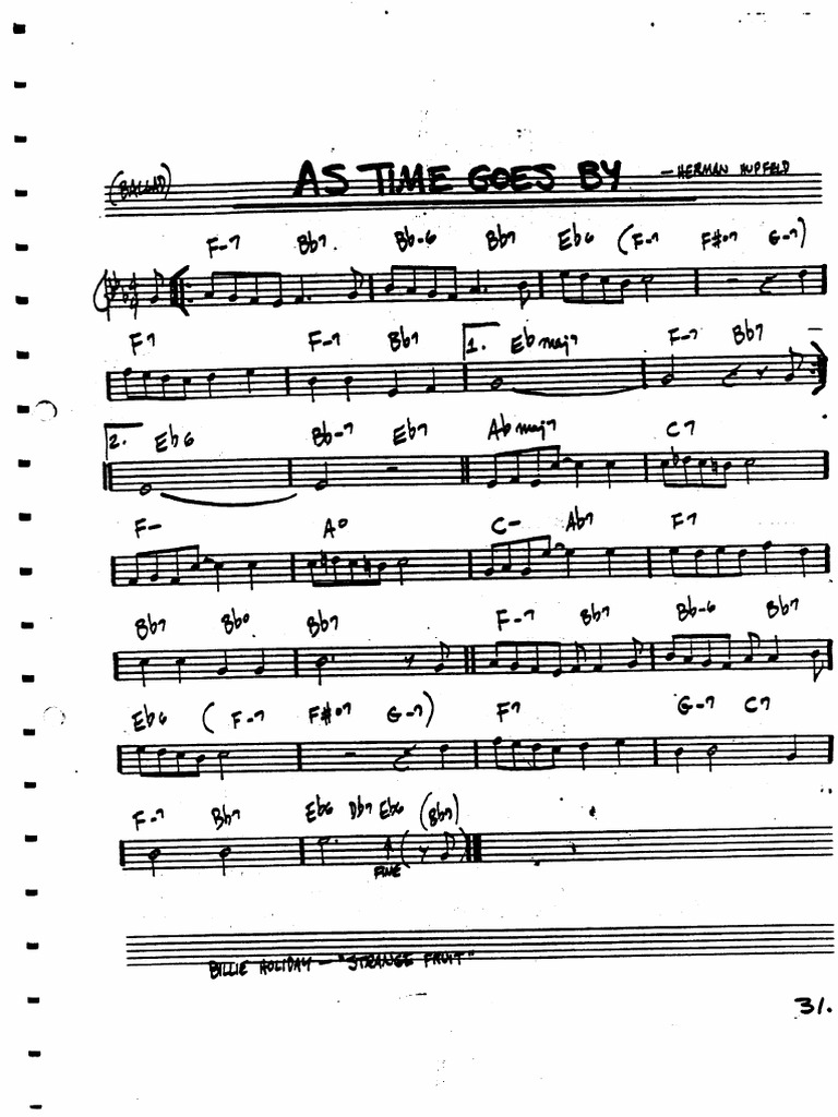 As Time Goes by | PDF