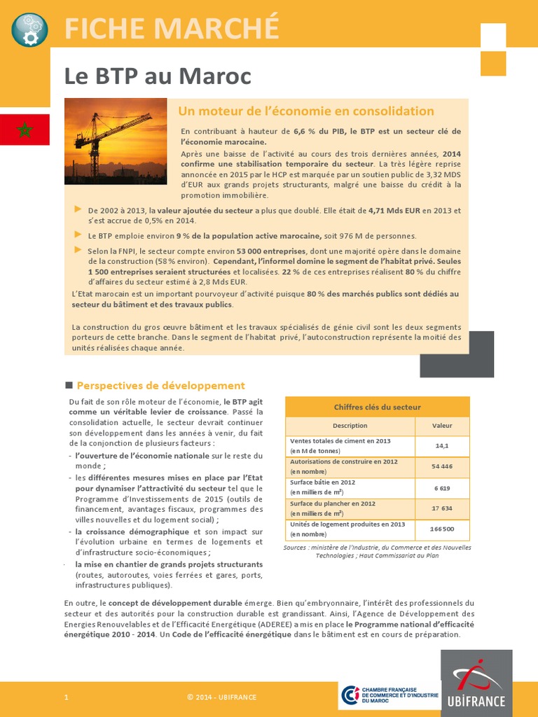 BTP Maroc 2015 | PDF | Maroc | Efficacité énergétique