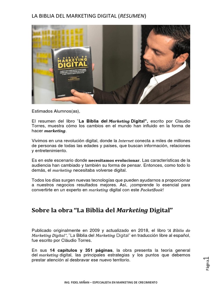 La Biblia Del Marketing Digital - Alumno | PDF | Marketing | Publicidad ...