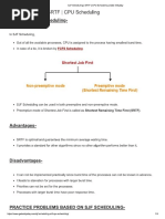 Longest Job First Algorithm | PDF | Scheduling (Computing) | Computing