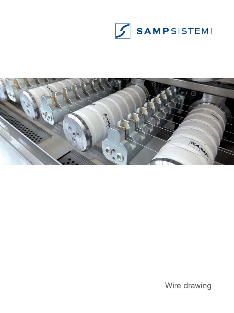 Sampsistemi Wire Drawing Machines Overview | PDF | Wire | Copper